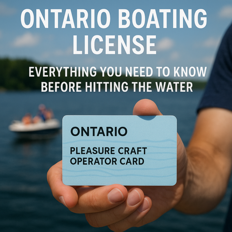 Ontario Boating License Your Ultimate Guide to Hit the Water